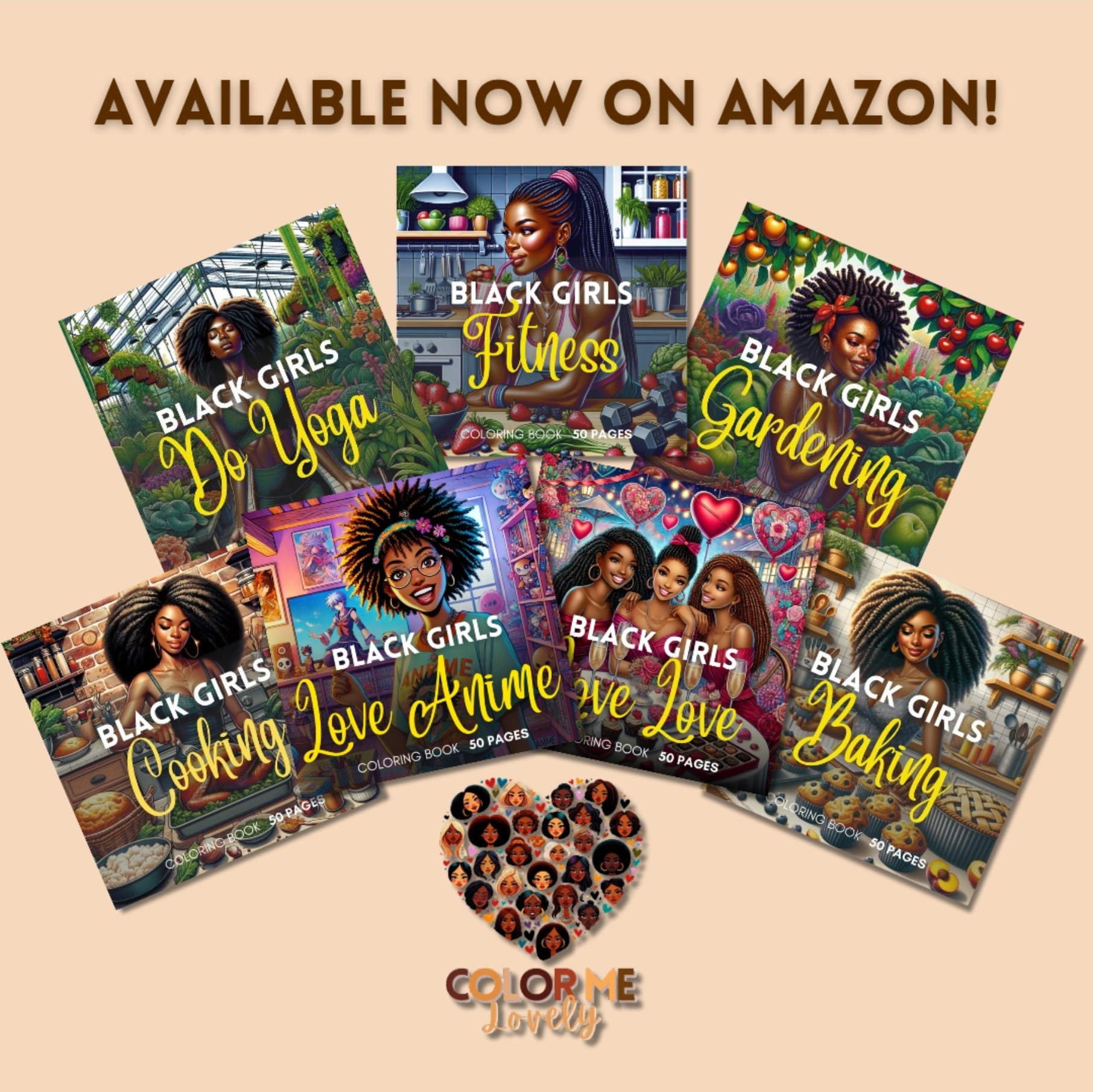 Color Me Lovely coloring books are here to celebra..